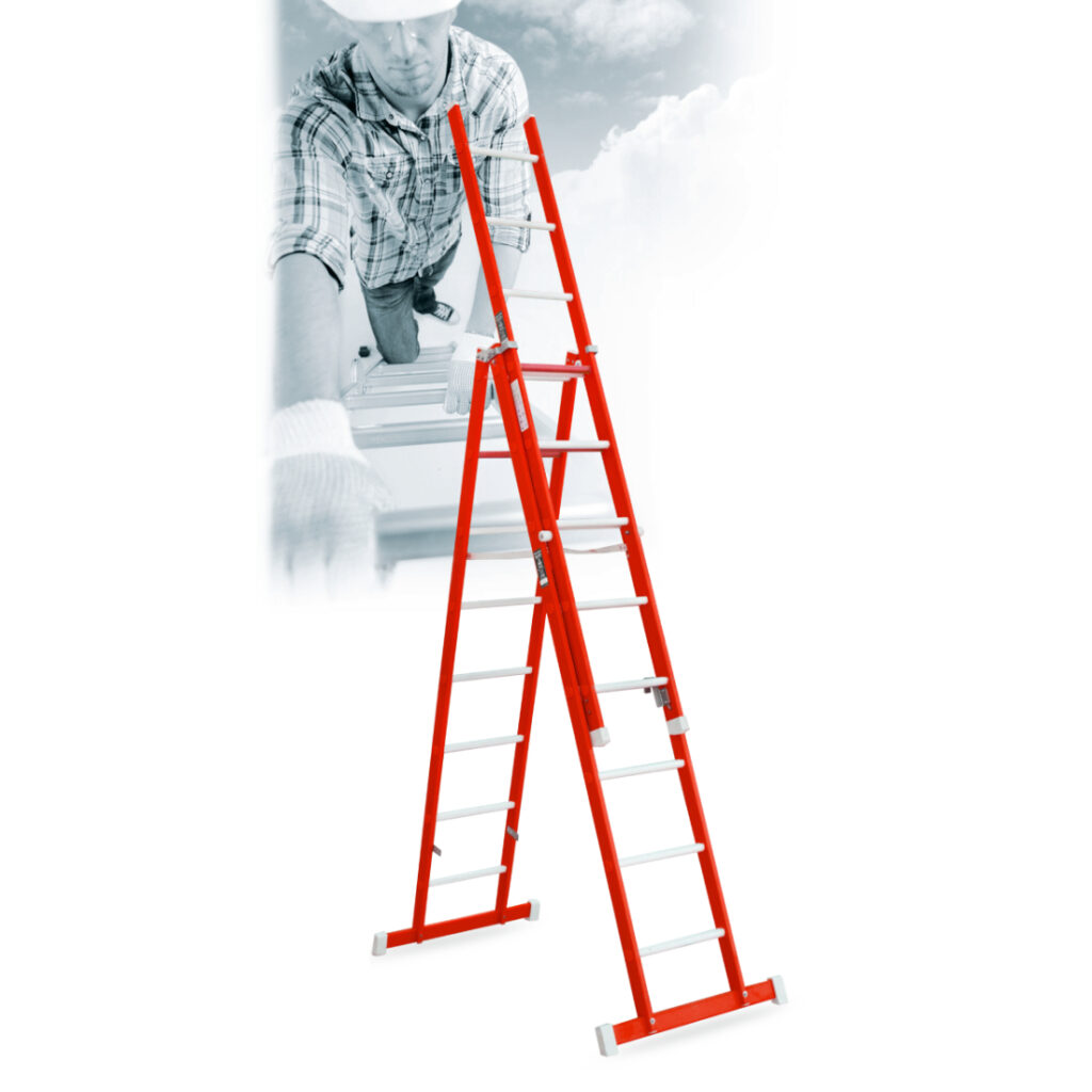Insulating extendable ladder (stepladder) – ELEKTROPOMŮCKY PARDUBICE s.r.o.
